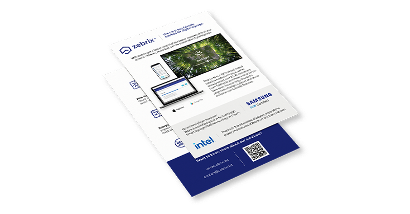 Download the zebrix solution factsheet